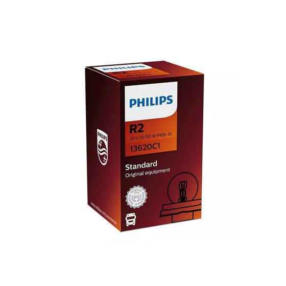 Lâmpada Halógena Farol R2 Standard Essential Philips 24V - Lâmpada ...