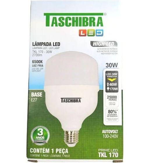 Lampada high led taschibra tkl 170 30w 6500k - Lâmpada de LED - Magazine Luiza