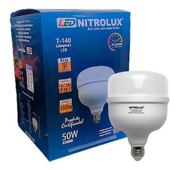 Lâmpada Led 50W E27 6500K Bivolt Bulbo Nitrolux T-140 - Nitrulux - Lâmpada de LED - Magazine Luiza