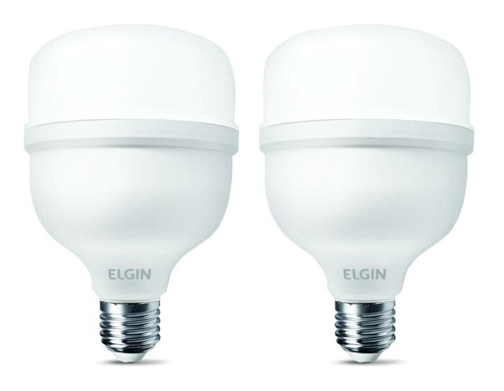 Lampada Led 50w E27 6500k Super Bulbo Inmetro - Kit 2 unid - Elgin - Lâmpada de LED - Magazine Luiza
