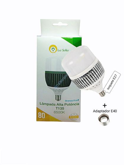 Lâmpada Led Alta Potencia 80W Soquete E27 E40 Luz Branca - Luz Sollar - Lâmpada de LED ...