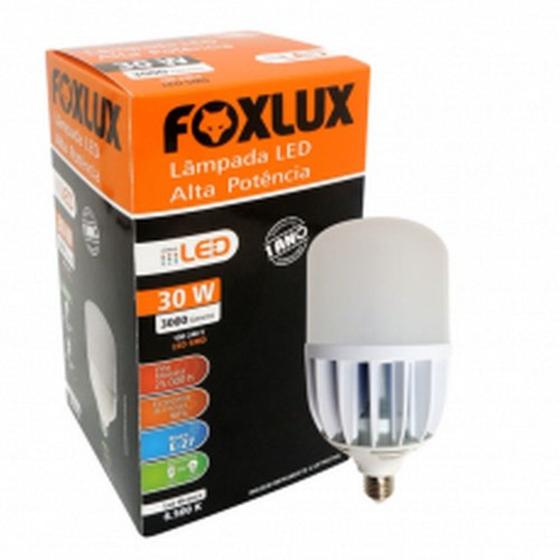Lampada Led Alta Potencia Foxlux 30w. 2700lm Bivolt 6500k. - Lâmpada de ...
