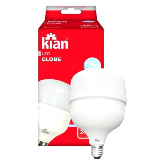 Lâmpada Led Bulbo 30w Branca Fria 6.500k E27 Bivolt - KIAN - Lâmpada de ...