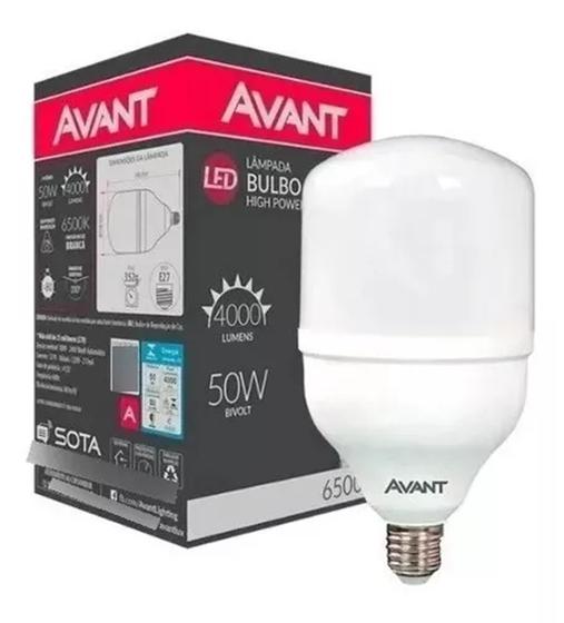 Lâmpada Led Bulbo 50w Avant Branco Frio 6500k Alta Potência - AVANTT - Lâmpada de LED - Magazine ...