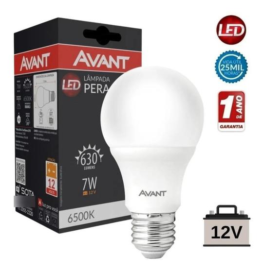 Lampada led bulbo 7w 6500k e27 bivolt 12v avant - Lâmpada de LED ...