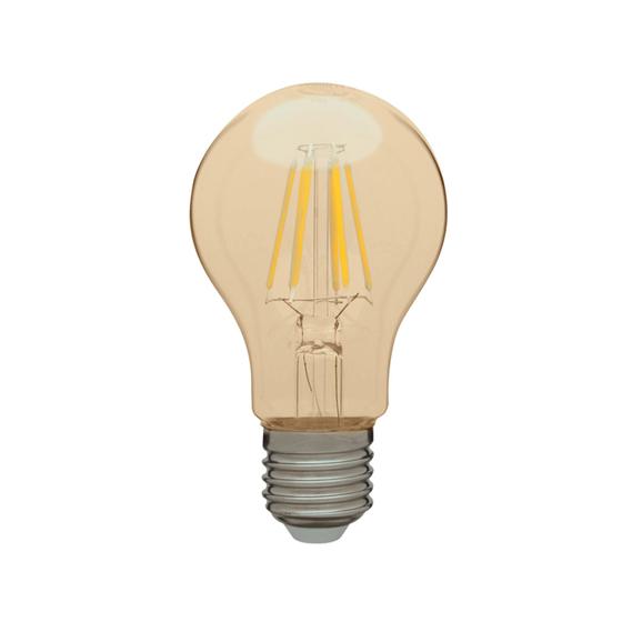 Lâmpada Led Bulbo Filamento Bivolt:127V-220V - 4W 2.400K Com 400 Lúmens ...