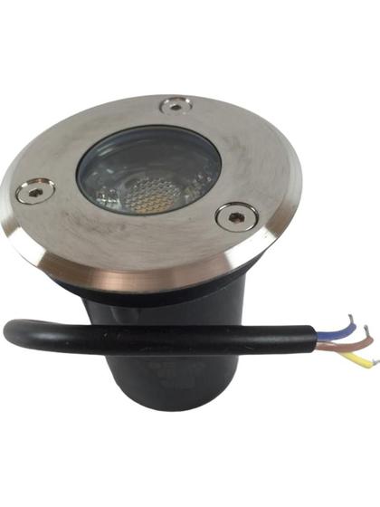 Lampada LED Chão 3W Solo COB Balisadora Escada Piso Redondo Quente ...