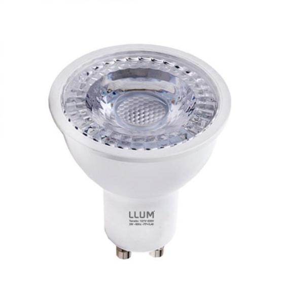 Lâmpada LED Dicroica 3W GU10 Power Bronzearte - caixa com 10 Unidade ...