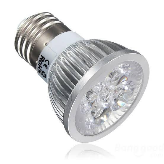 Lampada led dicroica 5w bivolt e27 branco quente - Lâmpada Dicróica ...