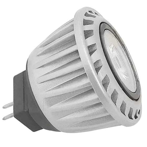 Lâmpada Led Dicróica Mr11 3w 12v Gu4 Branco Quente Luz Sollar