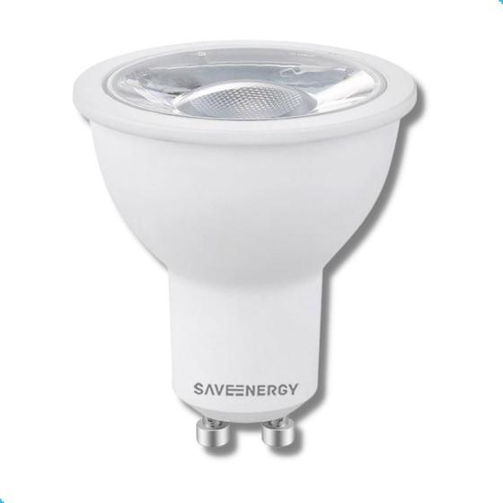 Lâmpada LED Dicroica MR16 4,8W 380lm 4000k Neutro GU10 - SAVE ENERGY ...