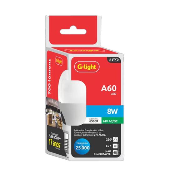 Lâmpada Led E27 9w Dimerizável 6500k Luz Branca AutoVolt - G-Light ...