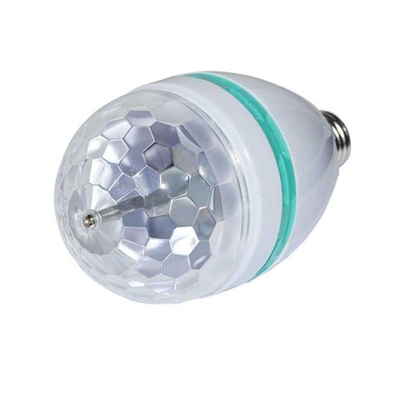 Lâmpada Led Globo Giratória 3w Rgb Festa Bivolt - Iluminim LED ...