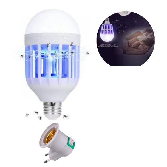 Lâmpada LED Neon Branca 15w 2 em 1 Mata mosquito pernilongos - Luatek ...