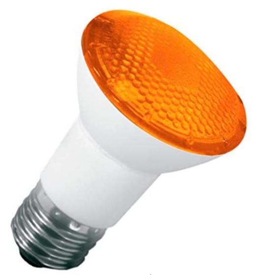 Lâmpada LED PAR 20 6W IP65 Bivolt Luz Âmbar - Luminatti - Lâmpada de ...