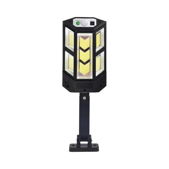 Lâmpada LED Solar Super Brilhante 6000lm Para Exterior Com Sensor De ...
