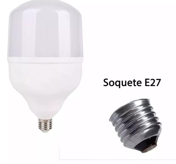 Lâmpada Led Super Bulbo Alta Potência 62W E27 Bivolt Branco Frio - Techluz - Lâmpada de LED ...