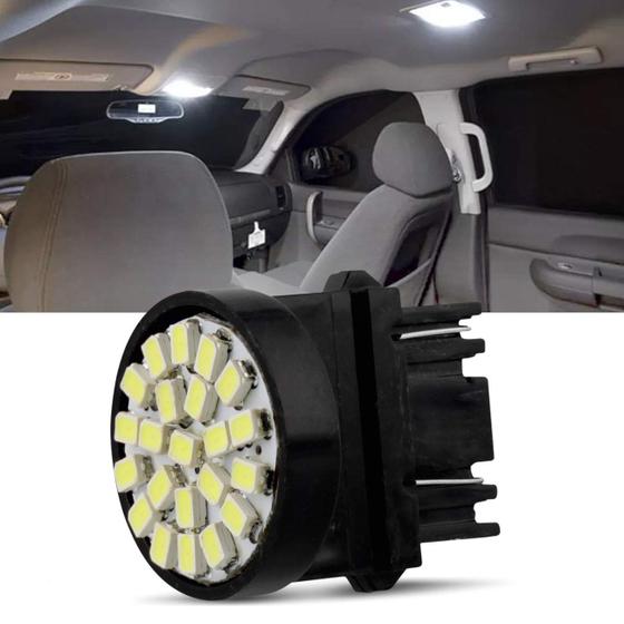 Lâmpada LED T25 2W 12V 22 LEDs Branco Luz de Teto e Placa - Mixcom ...