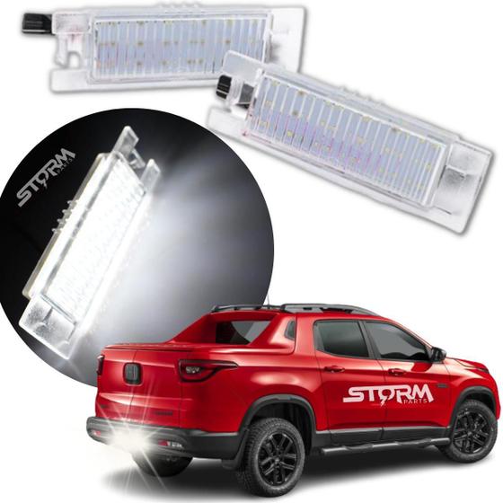 Lâmpada Luz Placa Led Iluminação Fiat Toro 2016 A 2024 Par - Lâmpada ...