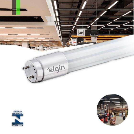 Lampada Tubular De Led 120cm 20w T8 6500k Branco Frio 1850lm Vidro Design Novo Luminária Bivolt ...