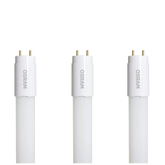 Lâmpada Tubular LED Osram T8 9W Luz Neutra 5000K 60CM 3UND - Lâmpada de LED - Magazine Luiza