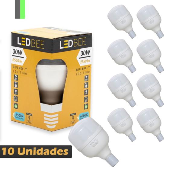 Lâmpada Ultra Led 30w Alta Potência Branca Fria Bivolt Bulbo LED BEE ...
