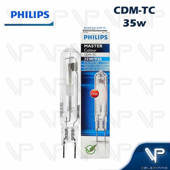 Lâmpada vapor metálico philips cdm-tc el 35w 3000k(branco quente)g8.5 - Lâmpada - Magazine Luiza