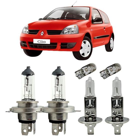 Lâmpadas Farol Alto Baixo e Milha Halógenas Clio 2000 A 2003 - Autovex ...