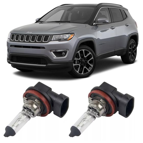 Lâmpadas Halógena Original Farol de Milha Jeep Compass Todos ...