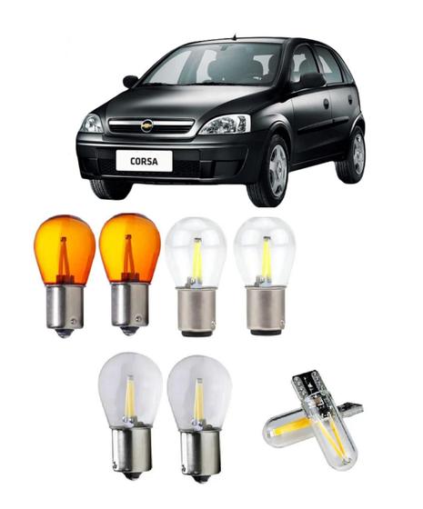 Lâmpadas Led Traseira Seta Ré Freio Corsa Hatch - AUTOVEX - Lâmpada ...