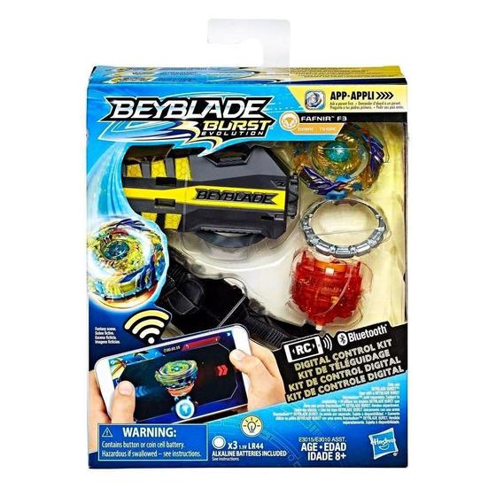 Lançador Beyblade Burst Evolution Fafnir F3 Hasbro - Pião de Batalha e ...
