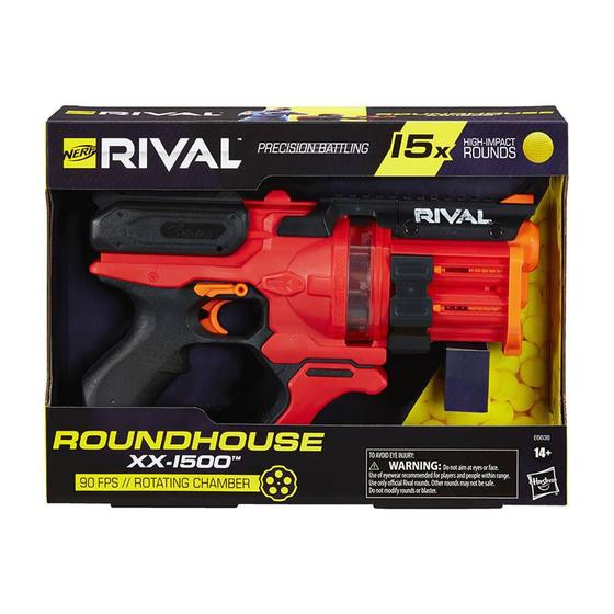 Lançador de Dardos Nerf - Rival - Roundhouse XX-1500 - Tambor Giratório ...