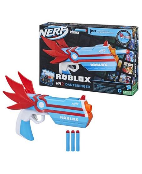 Lançador de dardos nerf roblox mm2 dartbringer hasbro original f4229 ...