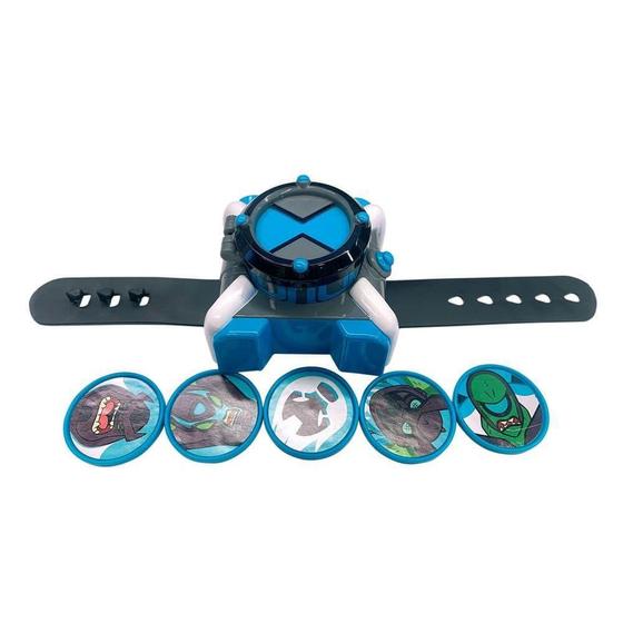 Lançador De Disco Ben 10 Azul Estilo Relógio Brinquedo Sunny ...