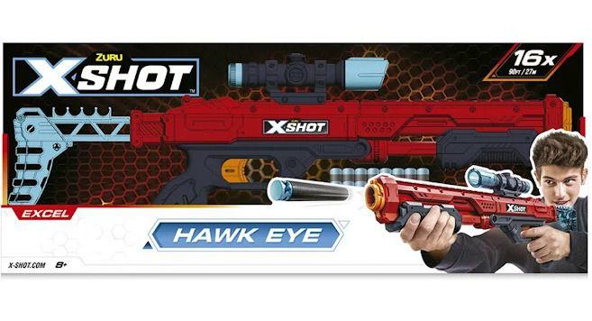Lançador De Nerf X-shot Red Hawk Eye 5716 Candide - Lançadores de ...