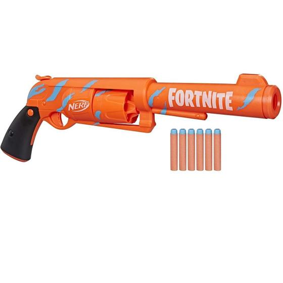 Lançador NERF Fortnite 6SH Infantil Tambor Giratório F2684 para Dardos ...