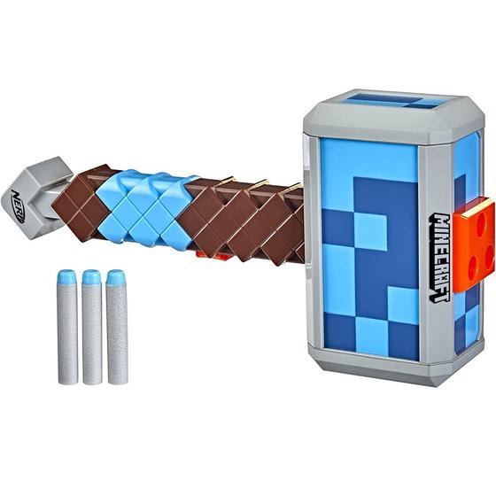Lançador Nerf Minecraft Dungeons Stormlander - Hasbro - Lançadores de ...