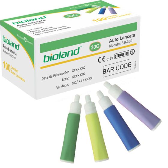 Lanceta Automática 30g Bioland Cx C/ 100 Unidades - Lancetadores e ...