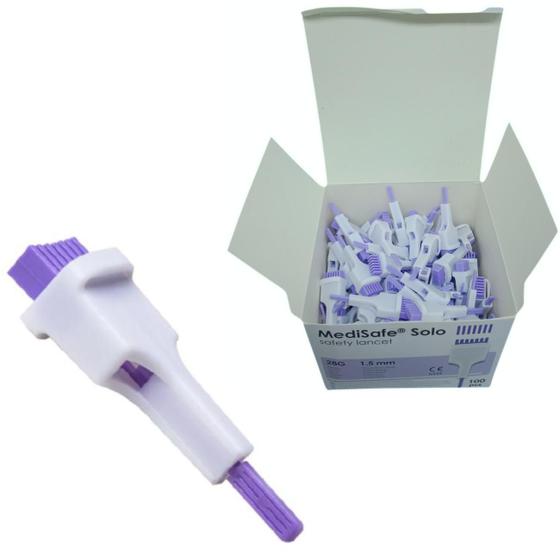 Lanceta Automática Para Medir Glicose Fácil De Usar Sem Dor Seguro ...