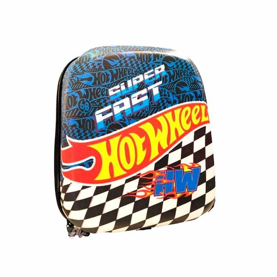 Lancheira 3D Infantil - Hot Wheels - Super Fast HW - Maxtoy - Lancheira ...