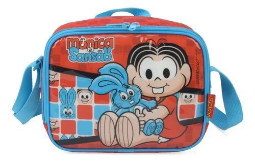 Lancheira escolar turma da monica ref:la37843 - LUXCEL - Lancheira ...