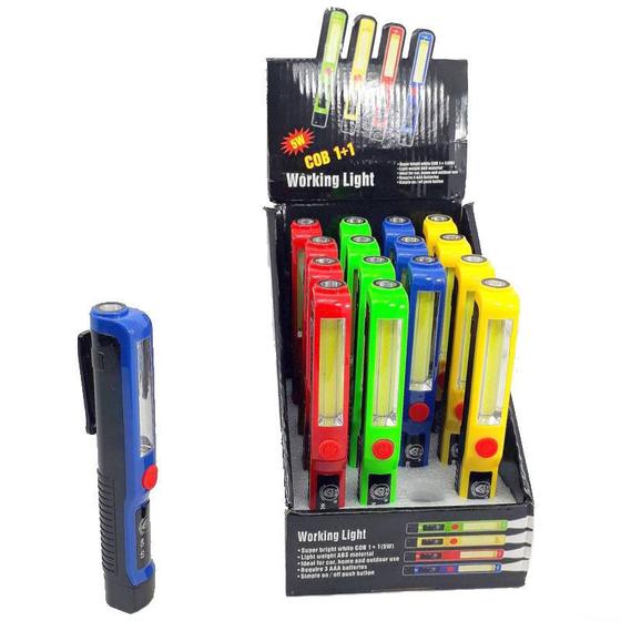 Lanterna Azul Bastão Com Imã 3 Modos De Iluminação Led - Jiaxi ...