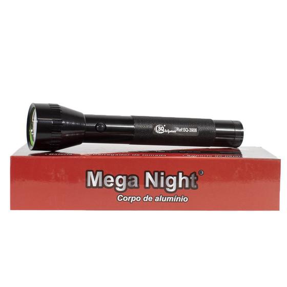 Lanterna Corpo Alumínio Mega Nigth Premier Led Super Potente 3W ...