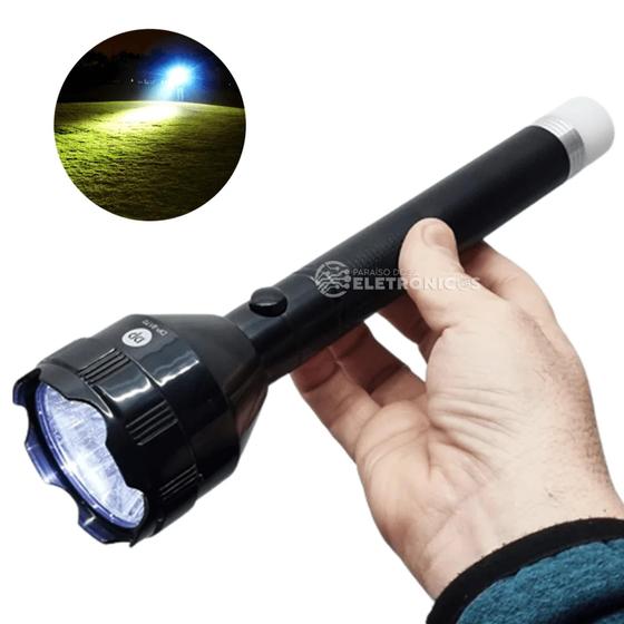 Lanterna Led Holofote 80w Grande Iluminação Super Potente Recarregável ...
