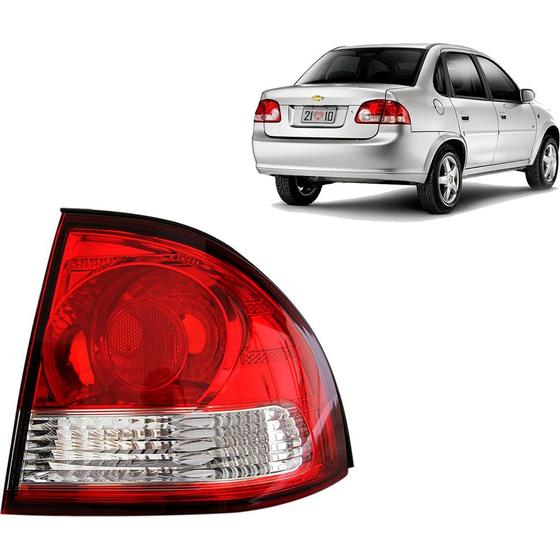 Lanterna Traseira Corsa 11 A 15 Canto RÉ Cristal AcrÍLico Ld - COFRAN ...