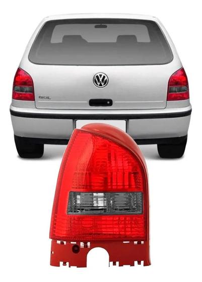 Lanterna Traseira Gol G3 00/05 Fume Carcaça Vermelha Ld - Cofran ...