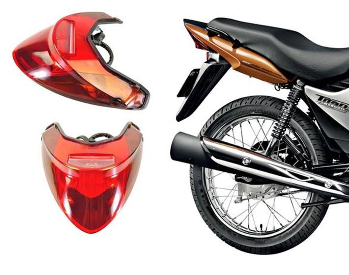 Lanterna Traseira Moto Cg Titan 150 09/13 Fan 150 VERMELHA - VALPLAS - Lanterna Traseira ...