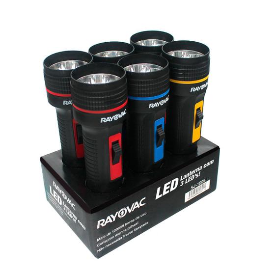 Lanterna Triled Grande Sem Opção De Cor Azul/amarela/vermelha Sj-1005 ...