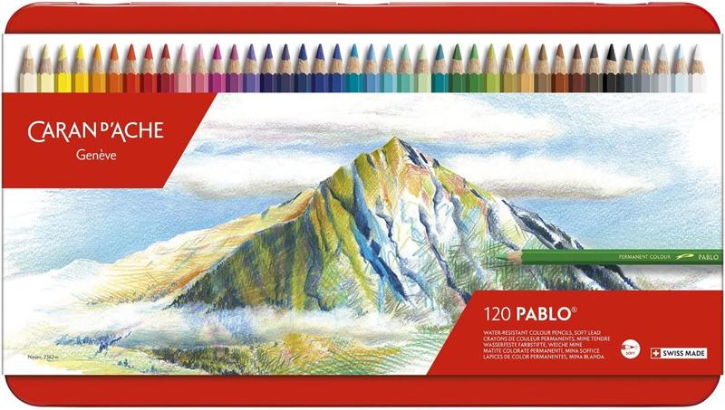 Lápis De Cor Caran D'ache Pablo 120 Cores - Caran D'Ache - Lápis de Cor ...