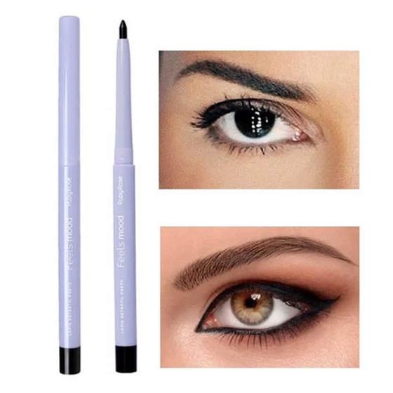 Lápis Retrátil Preto Feels Mood HB514 Ruby Rose - Lápis de Olho ...